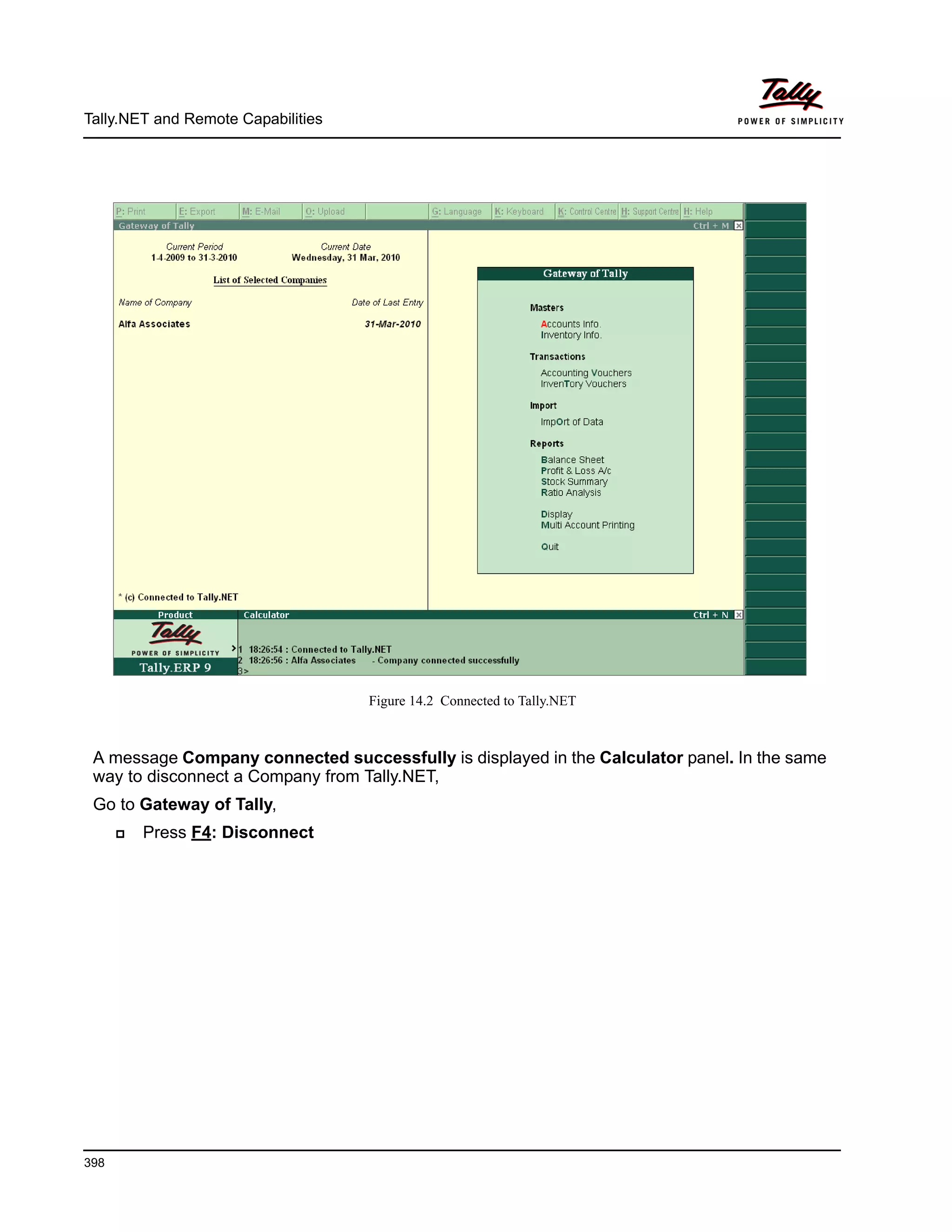 Tally.net and remote capabilities | PDF
