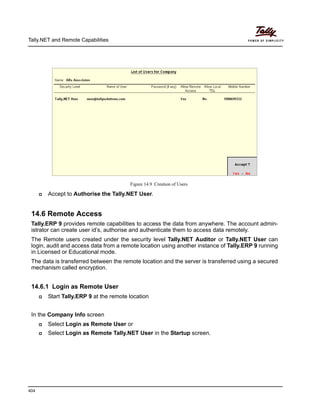 Tally.net and remote capabilities | PDF