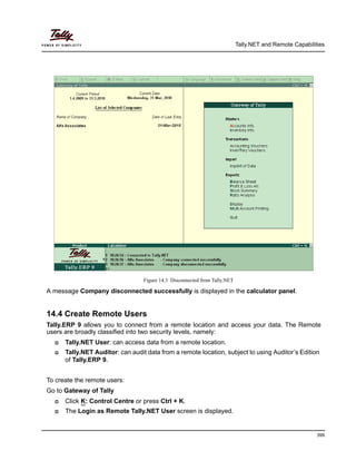 Tally.net and remote capabilities | PDF