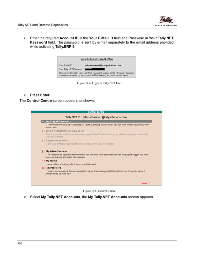 Tally.net and remote capabilities | PDF