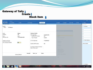 Tally project full detail in powerpoint. | PPT