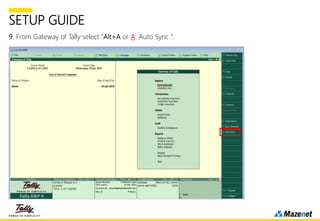 Tally auto synchronization | PPTX