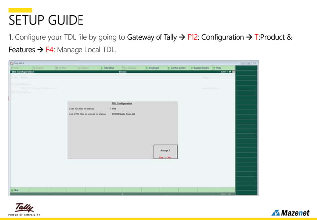 Tally auto synchronization | PPTX | Computing | Technology & Computing