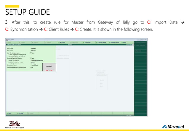 Tally auto synchronization | PPTX | Computing | Technology & Computing