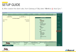 Tally auto synchronization | PPTX
