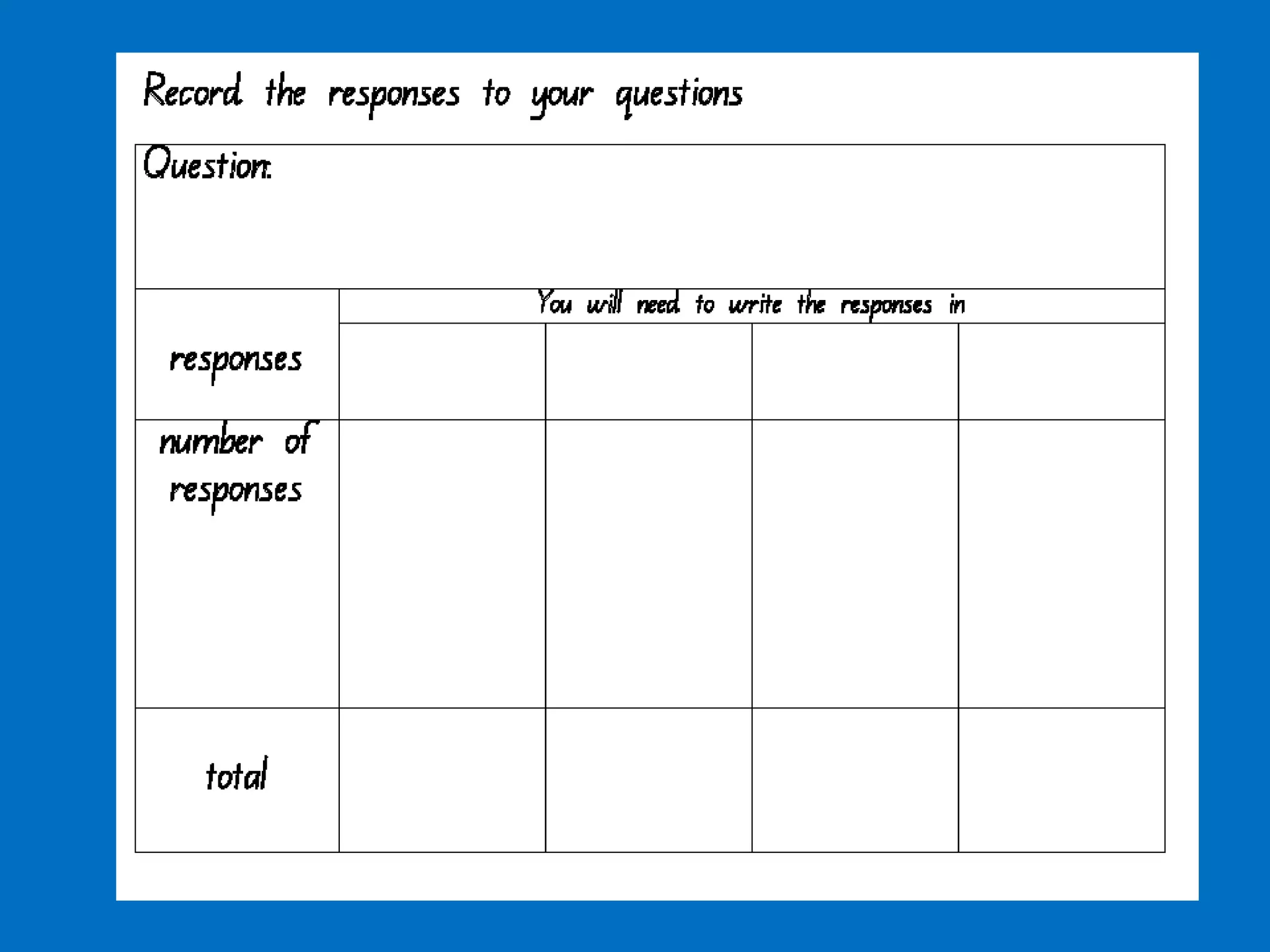 Tally charts to choose | PPTX