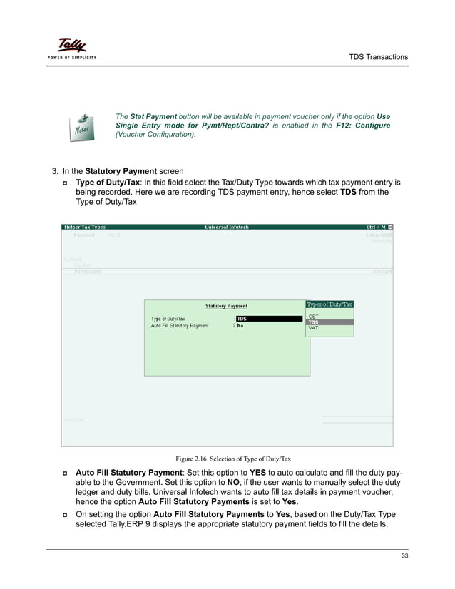 TDS in Tally ERP 9 | PDF | Business Accounting & Finance | Business