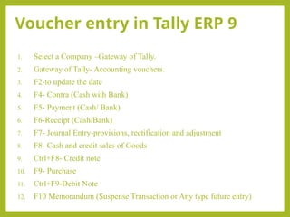 Tally ERP 9 & Tally Prime Combo Batch-31 | PPT
