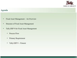 Fixed assets management in tally erp 9 - rcnelo