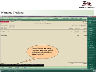 Tally.ERP 9 for it hardware vendors | PPS