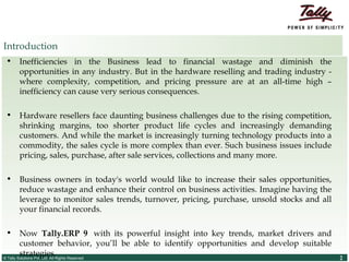 Tally.ERP 9 for it hardware vendors | PPS