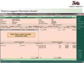Tally.ERP 9 for it hardware vendors | PPS