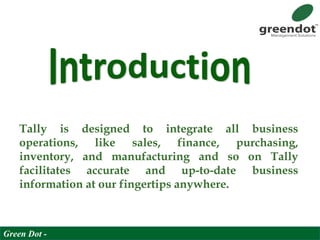 Tally Features | PPTX