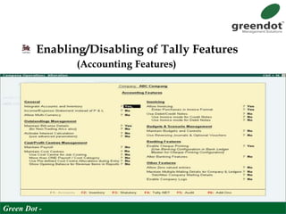 Tally Features | PPTX