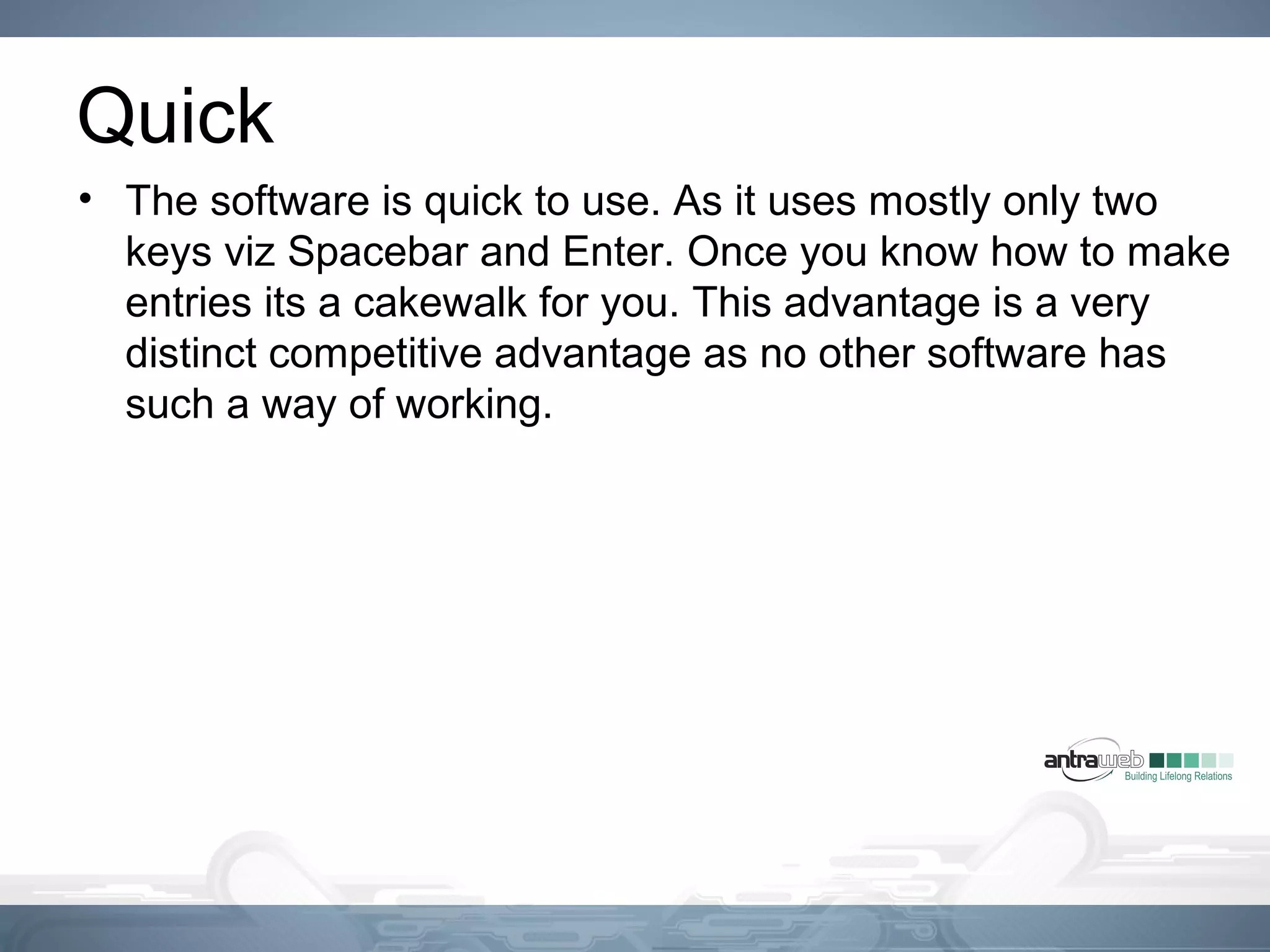 Tally for every business antraweb | PPT