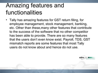 Tally for every business antraweb | PPT