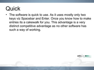 Tally for every business antraweb | PPT