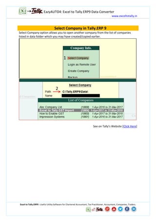 Tally.ERP9 Help & Settings PDF File | PDF
