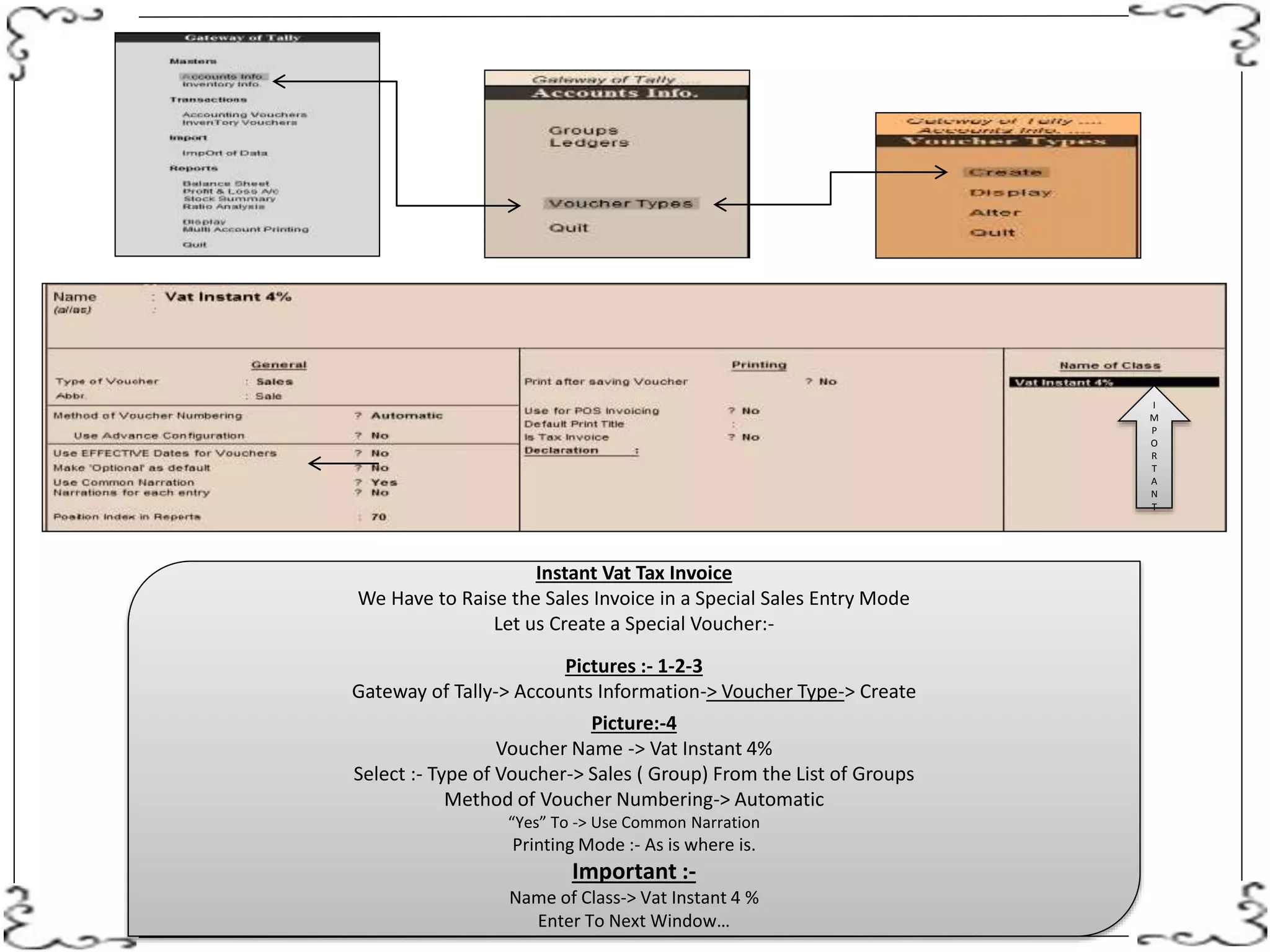 02 Tally instant tax invoice landscape | PPTX