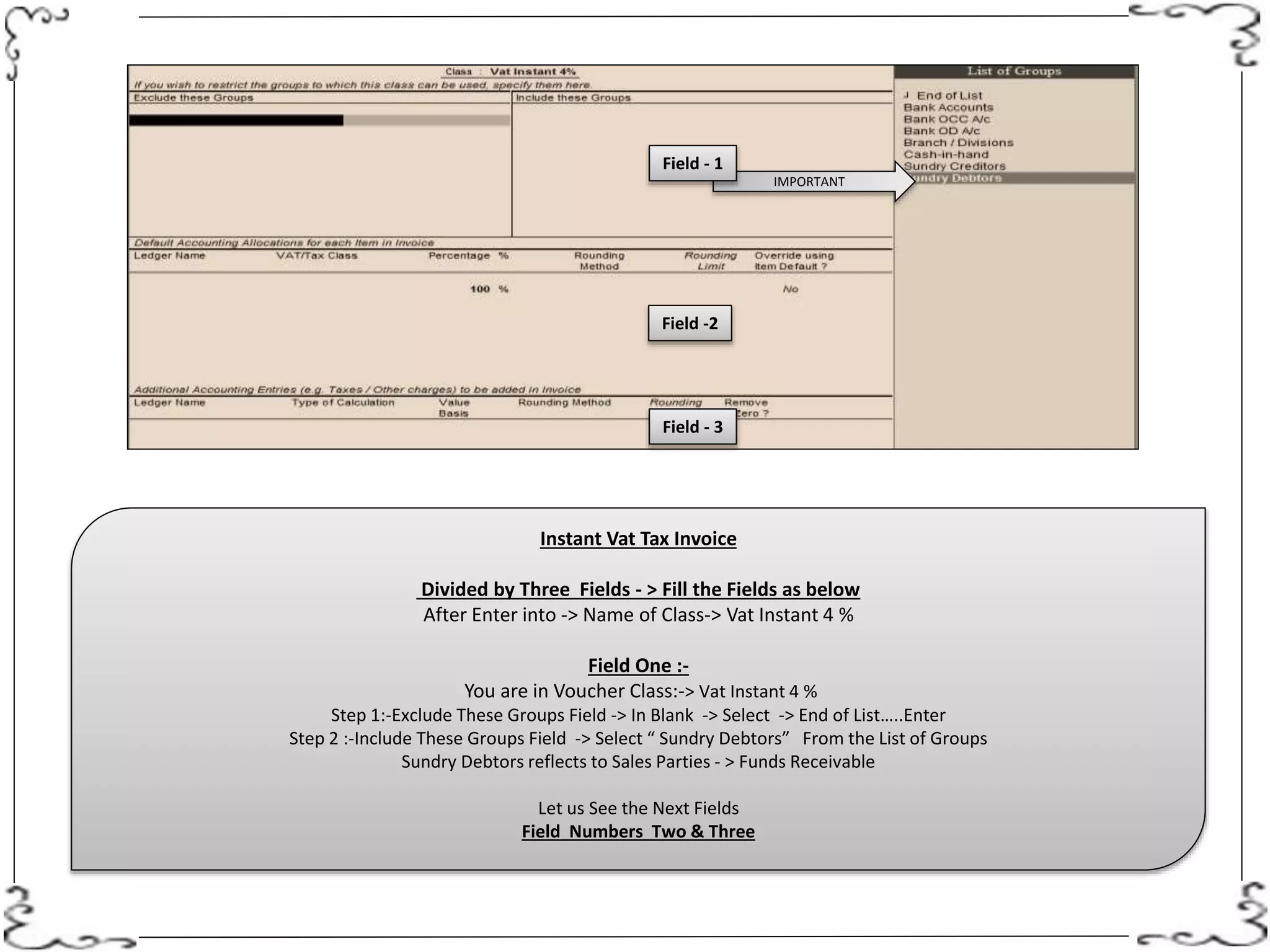 02 Tally instant tax invoice landscape | PPTX
