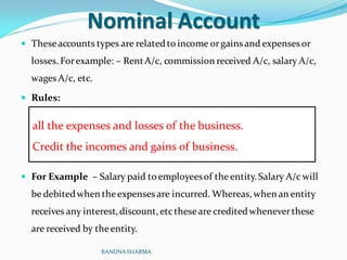 GOLDEN RULES OF ACCOUNTING | PDF