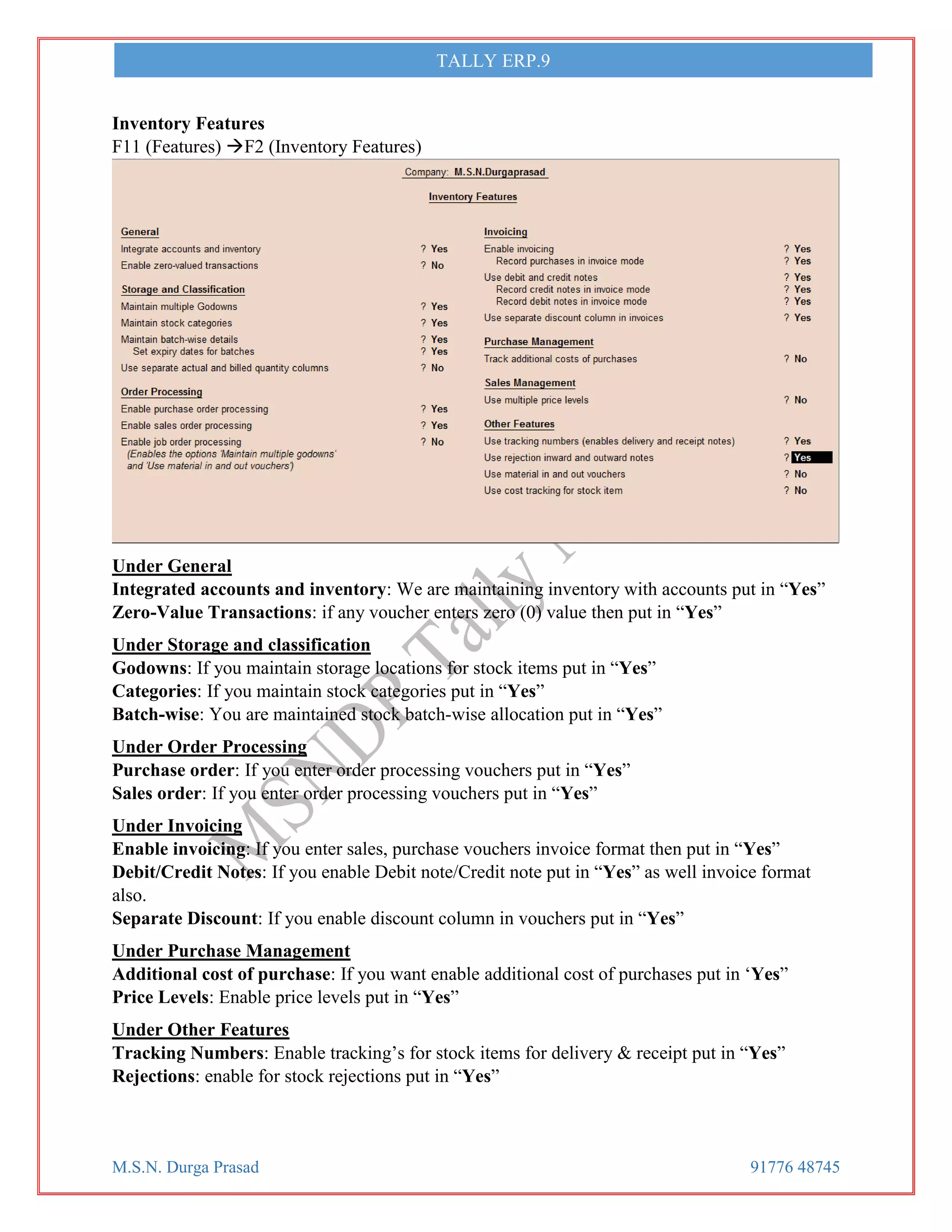 Tally Material with GST | PDF