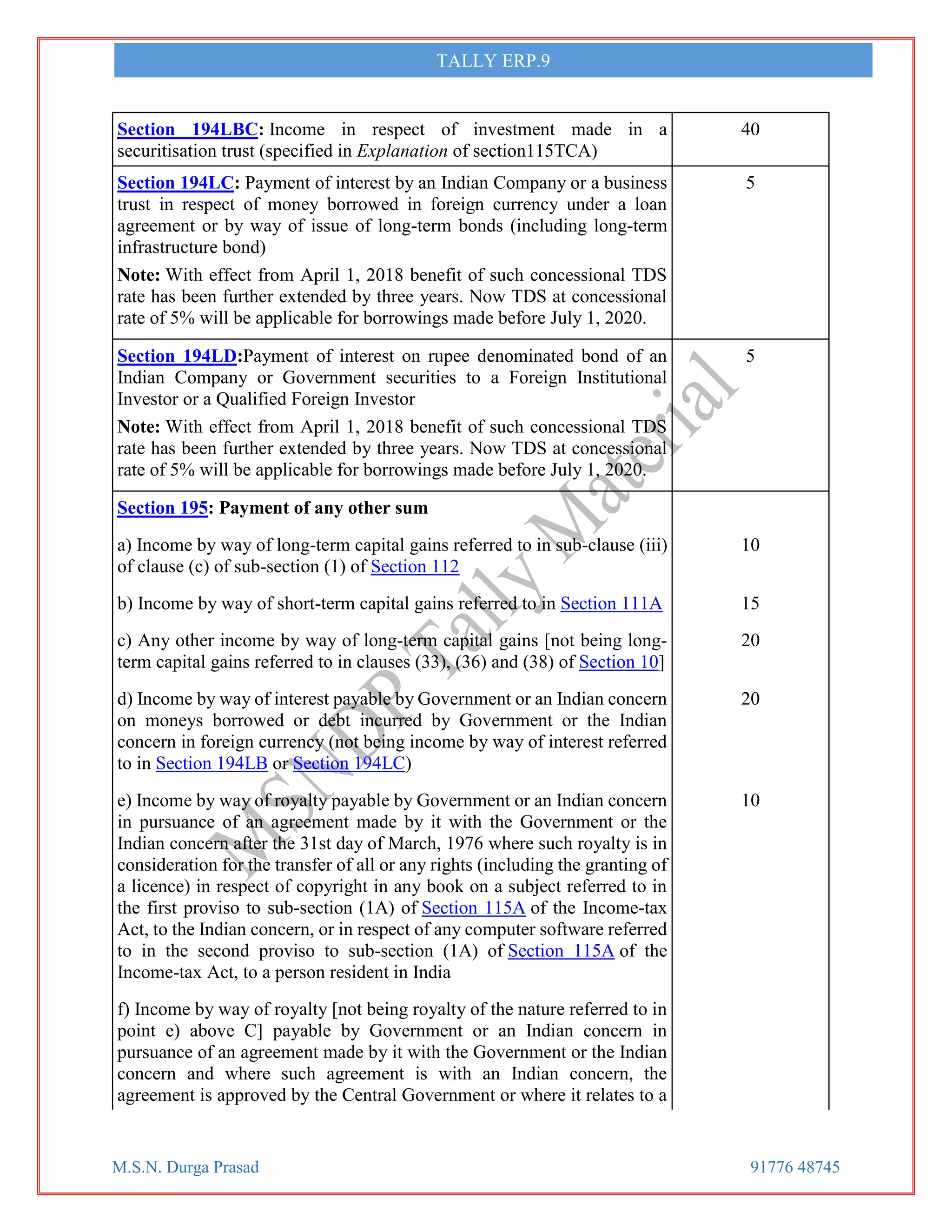 Tally Material with GST | PDF