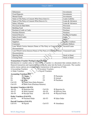 Tally Material with GST | PDF
