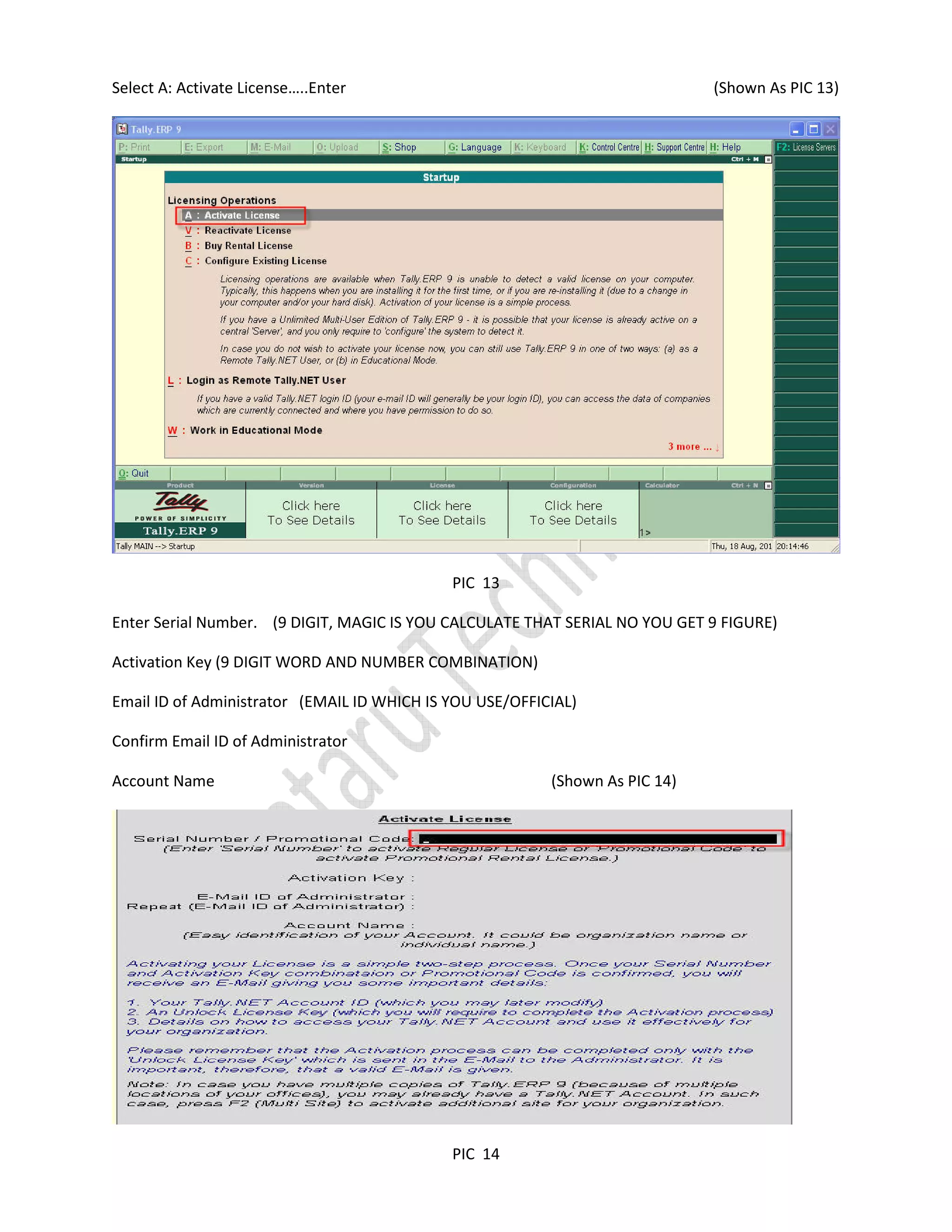 Tally Multi user installation kalpataru | PDF