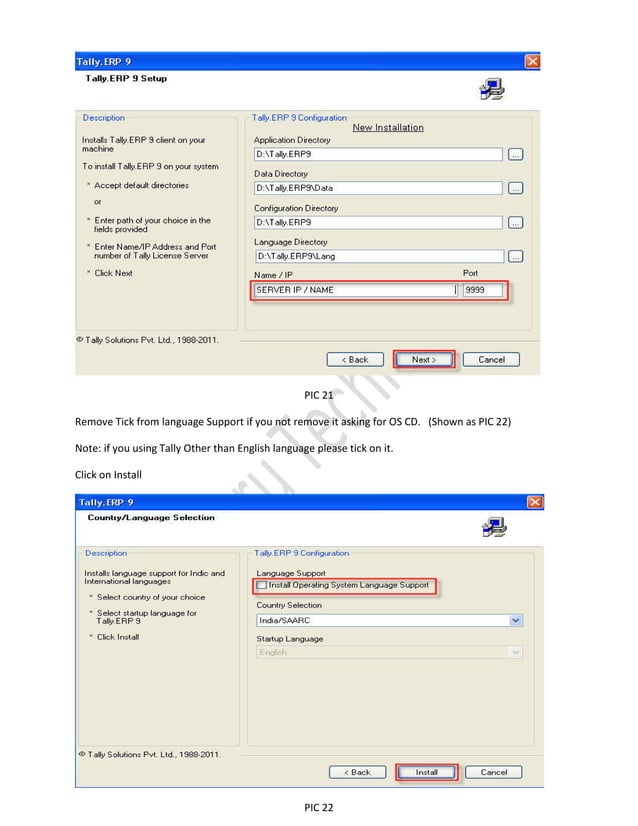 Tally Multi user installation kalpataru | PDF