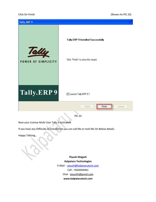 Tally Multi user installation kalpataru | PDF