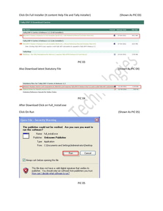 Tally Multi user installation kalpataru | PDF