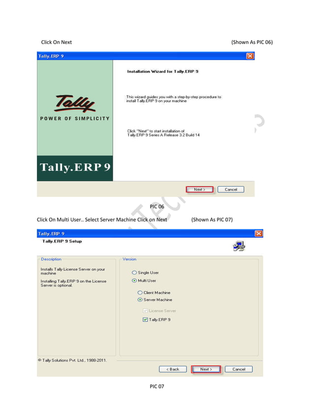 Tally Multi user installation kalpataru | PDF