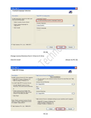 Tally Multi user installation kalpataru | PDF
