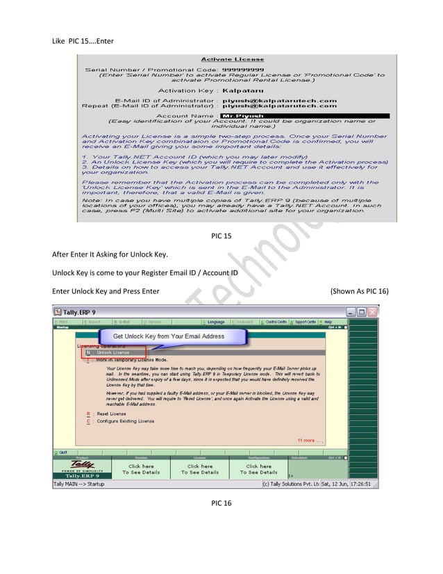 Tally Multi user installation kalpataru | PDF
