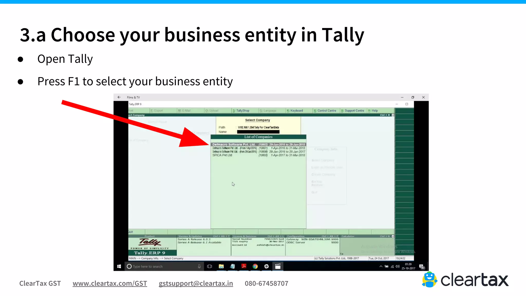 Tally patch for GSTR 2 - ClearTax GST | PDF