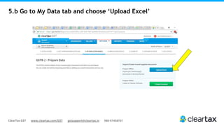 Tally patch for GSTR 2 - ClearTax GST | PDF