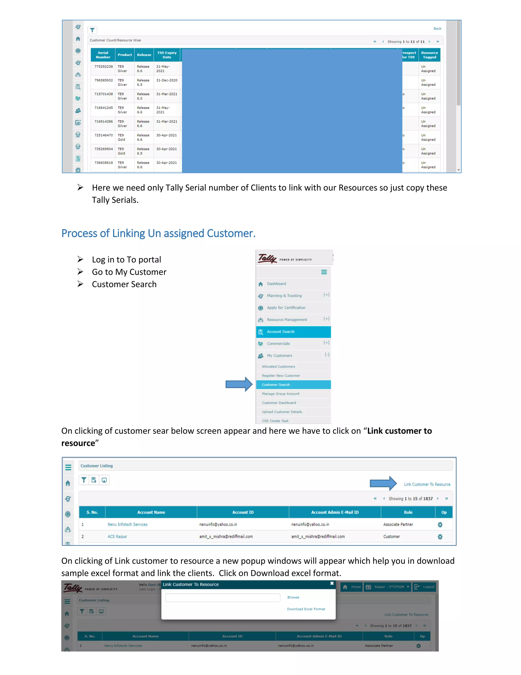 Tally portal helper | PDF