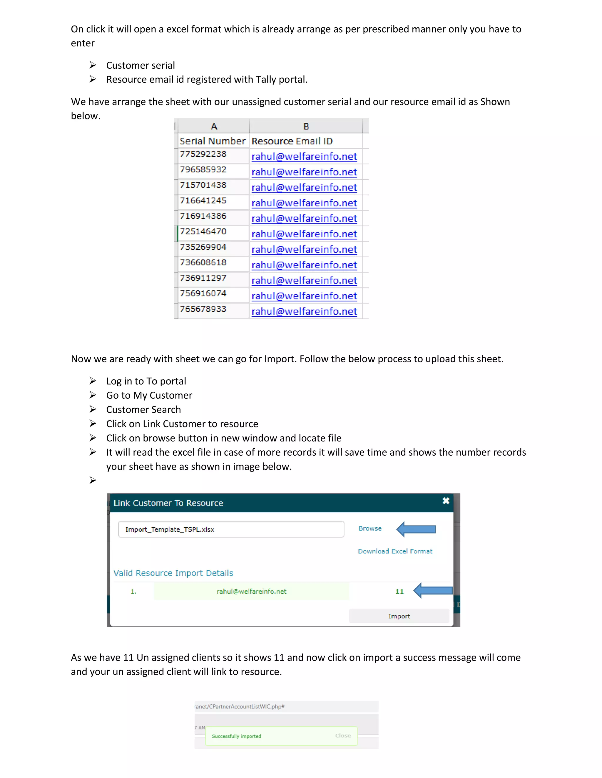 Tally portal helper | PDF