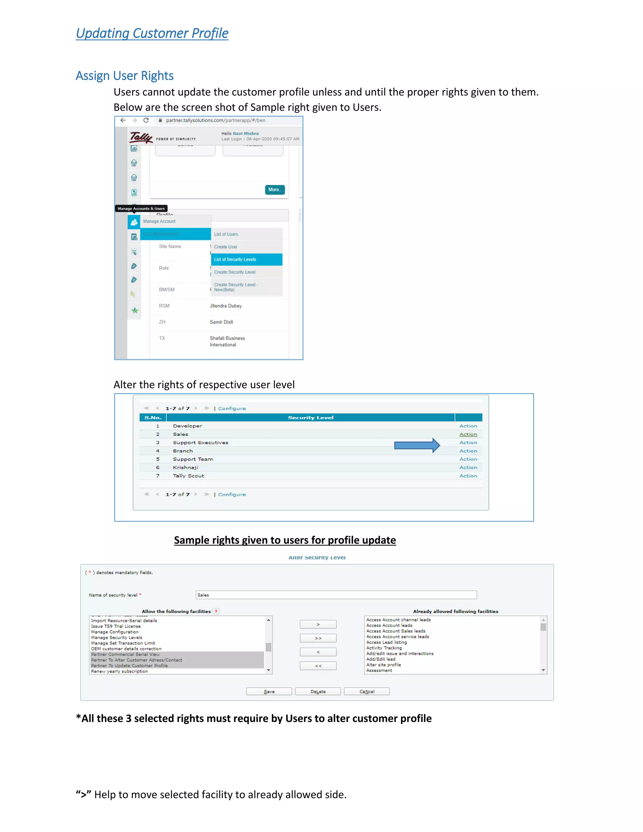 Tally portal helper | PDF