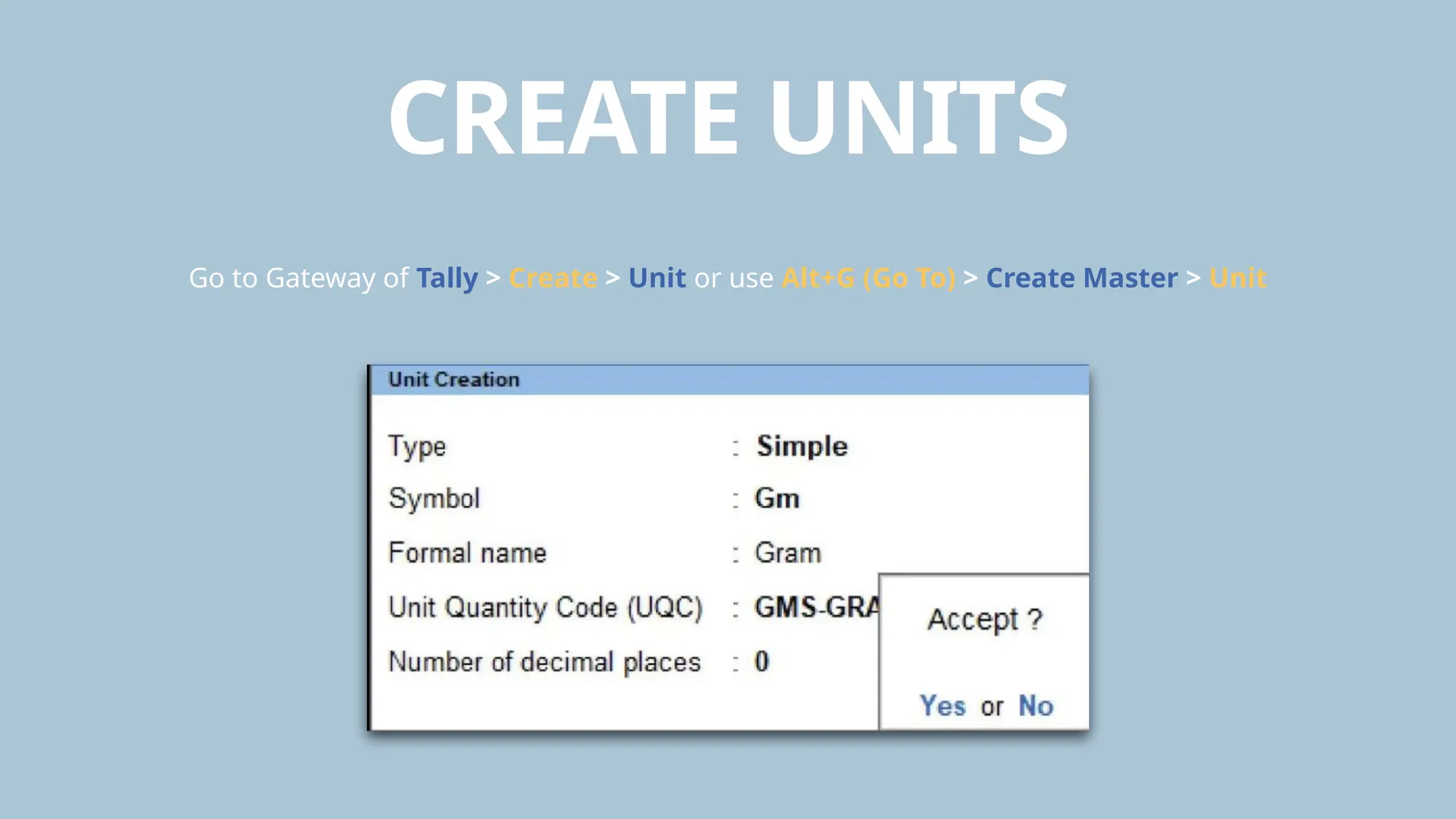 Tally Prime Powerpoint For CA ITT training | PPTX