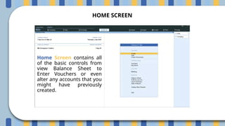 Tally Prime Powerpoint For CA ITT training | PPTX