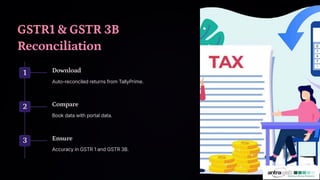 All You Need To Know About TallyPrime's 5.0 New Connected GST Returns | PDF