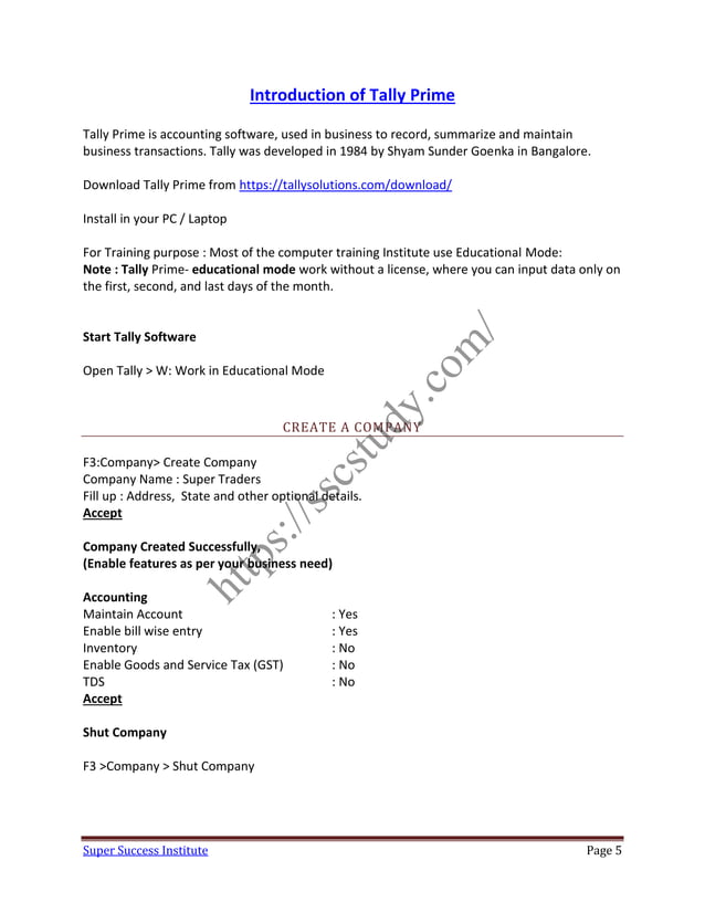 Tally Prime Course Account and Intro.pdf | Credit Cards | Personal Debt