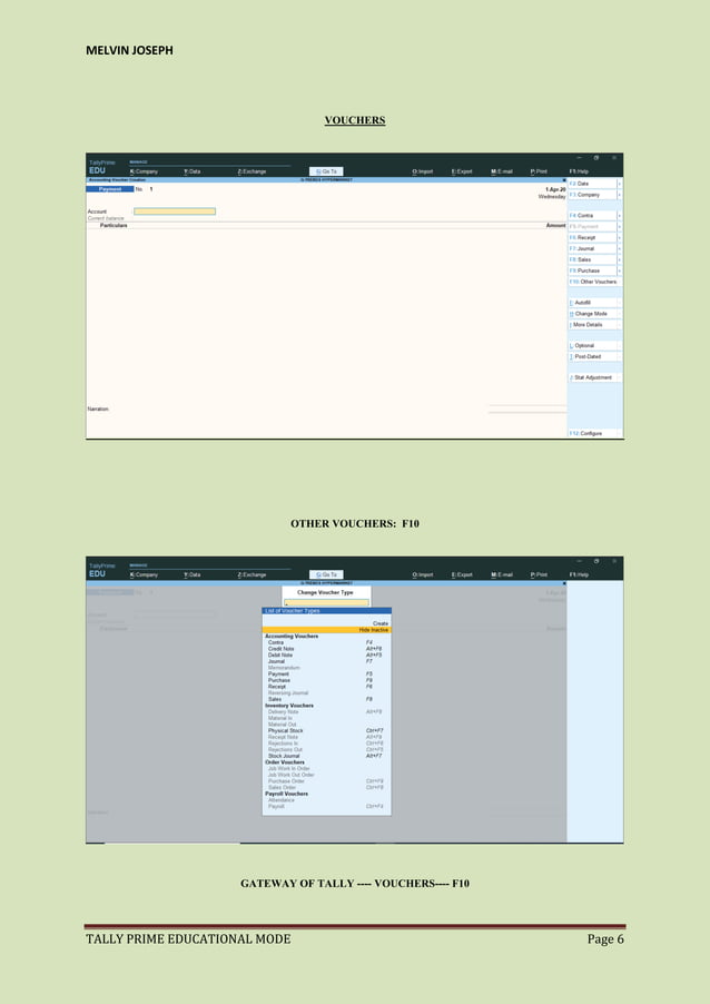 Tally Prime Educational mode Tutorial | PDF | Stocks and Bonds | Personal Investing
