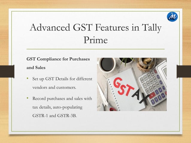 Advanced GST Compliance with Tally Prime | PPTX