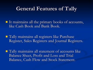 Tally tutor 1 | PPT