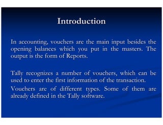 Tally tutor 3 | PPT