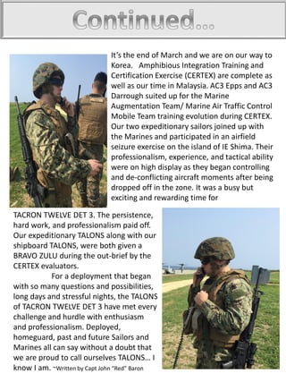Talon times 2nd qtr fy2015 final | PDF