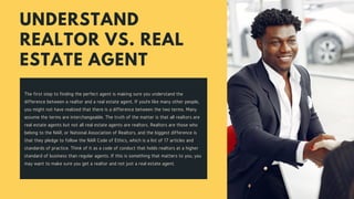 Tips For Finding The Perfect Real Estate Agent | PPT